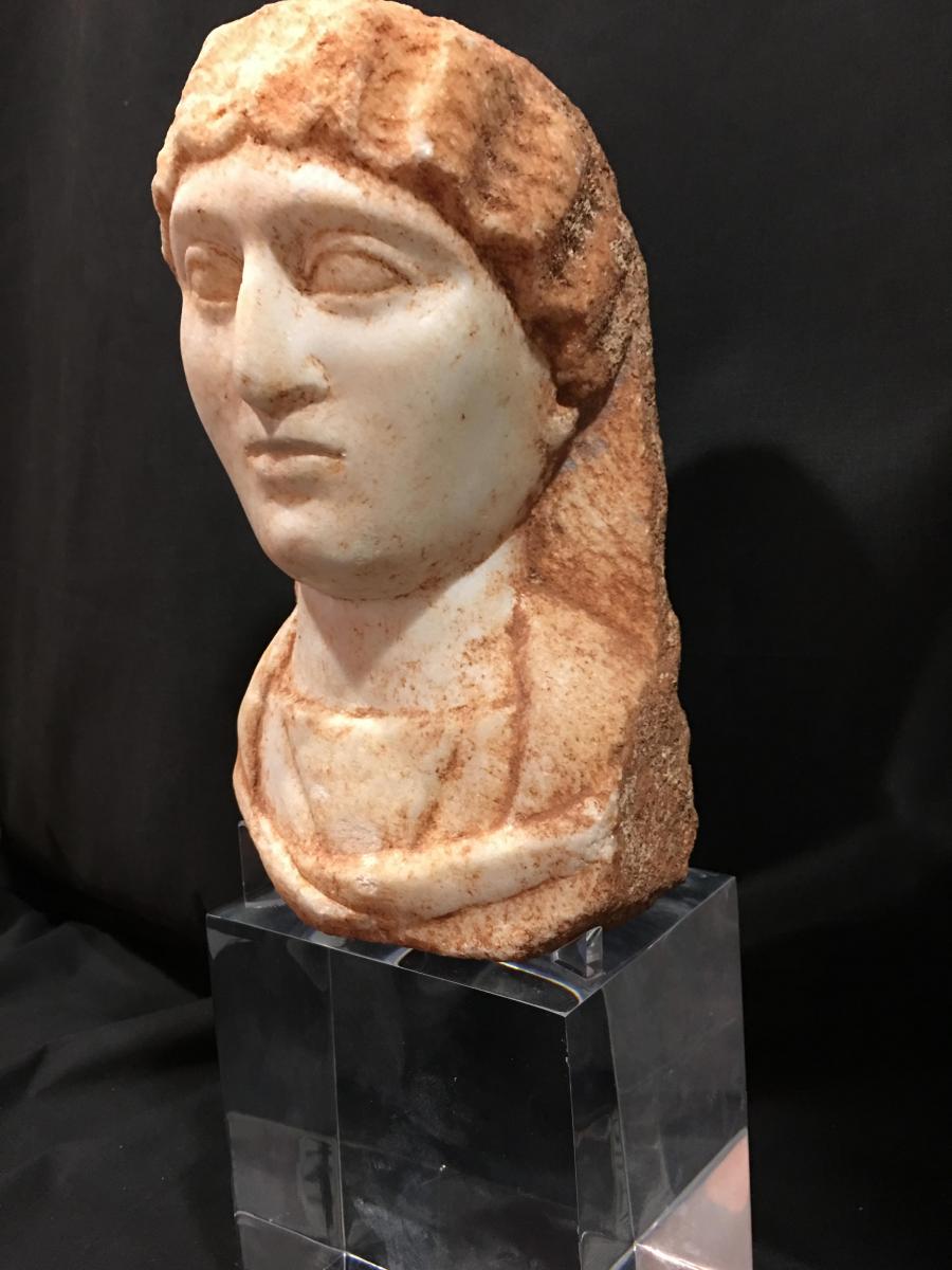 Ancient Roman Marble Head